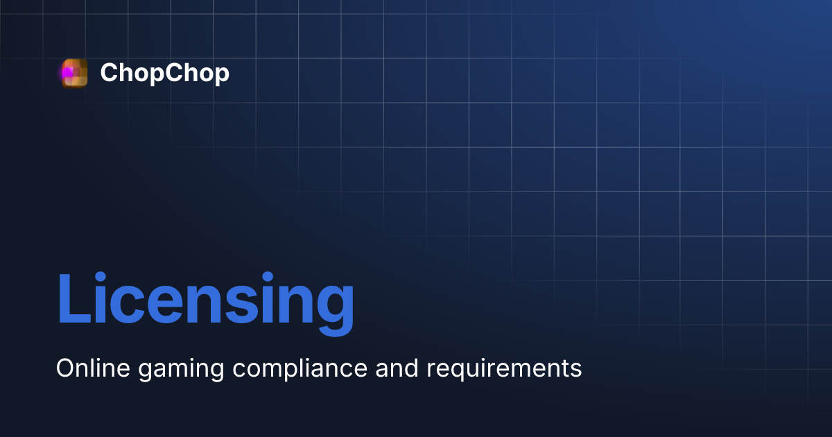 Licensing | ChopChop